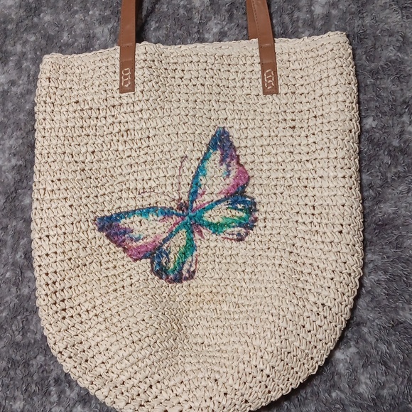 Bags | Butterfly Straw Bag | Poshmark